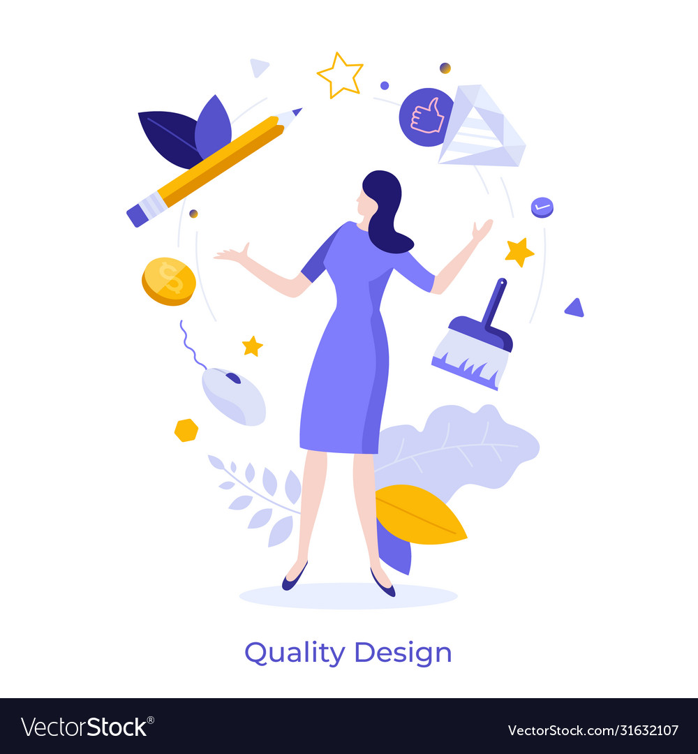 Abstract character concept Royalty Free Vector Image