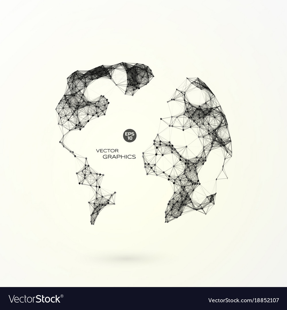 Abstract globe Royalty Free Vector Image - VectorStock