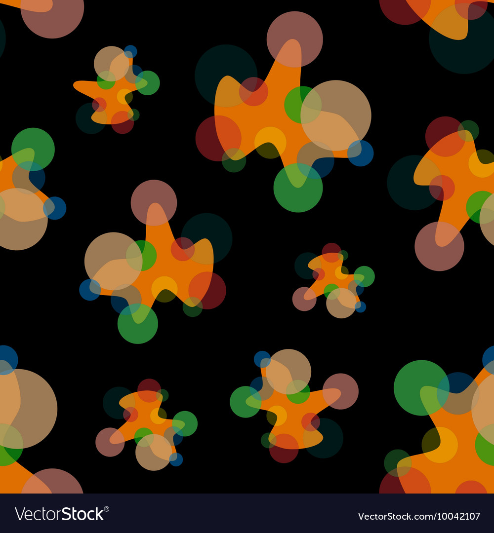 Abstract splodges - seamless pattern Royalty Free Vector