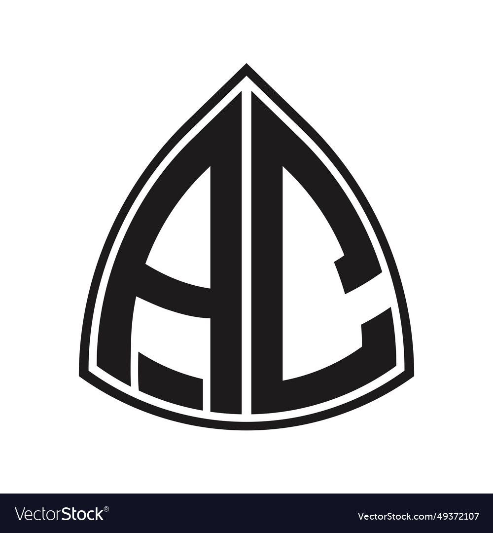 Ac letter logo Royalty Free Vector Image - VectorStock