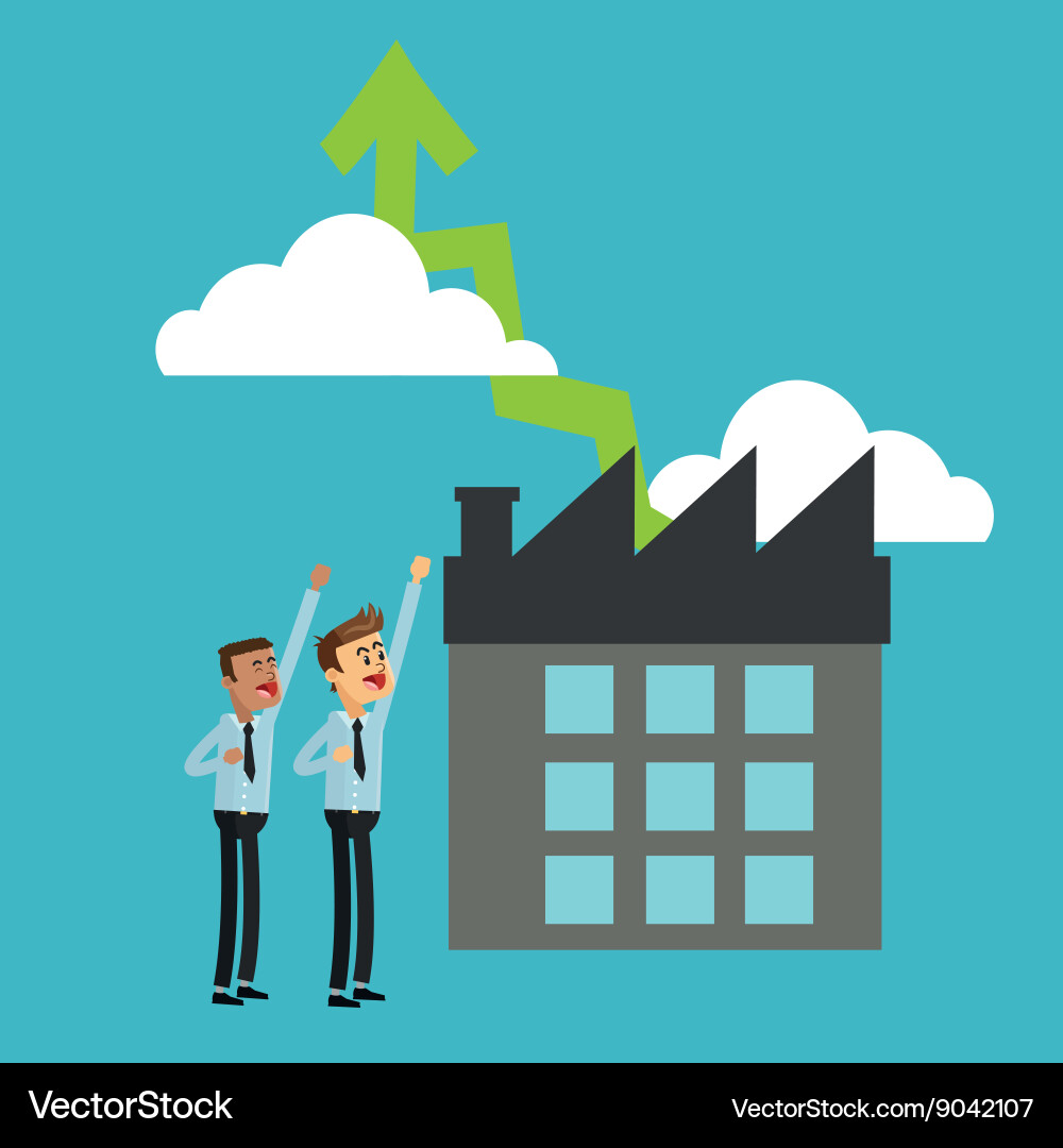 Businessman design success icon colorful design Vector Image