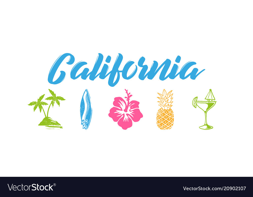California icon Royalty Free Vector Image - VectorStock
