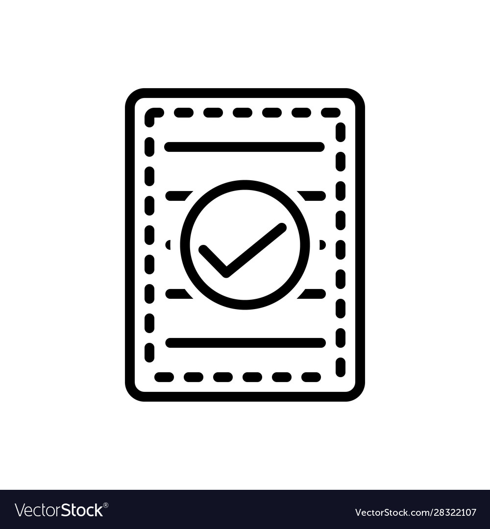 Confirm Royalty Free Vector Image - VectorStock