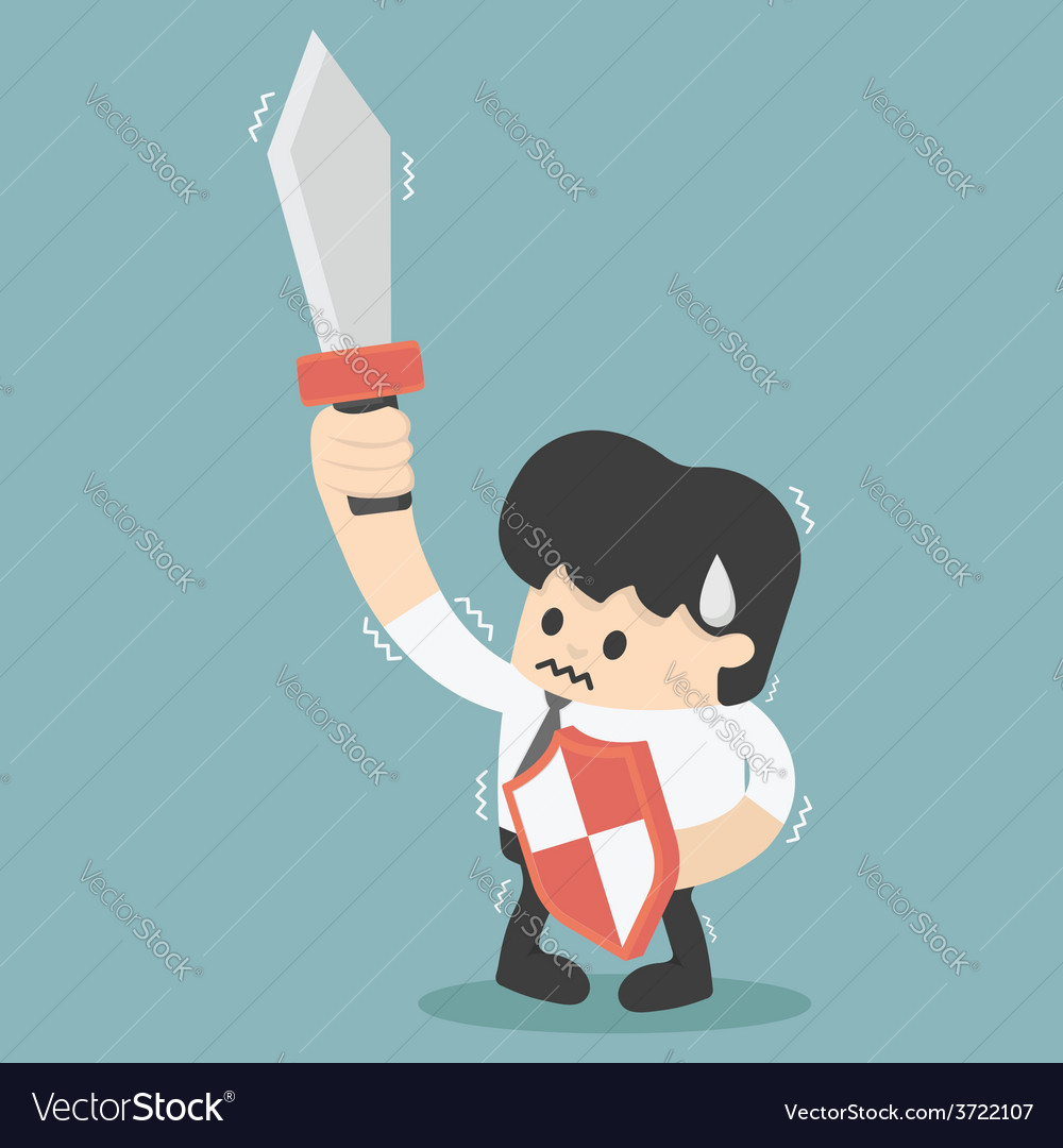 Fight until death Royalty Free Vector Image - VectorStock