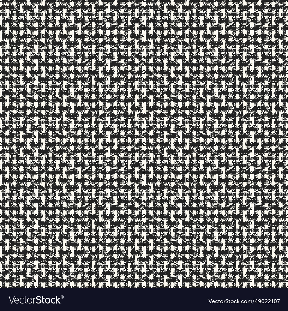 Monochrome mottled textured mesh pattern Vector Image