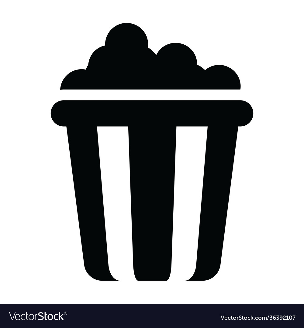 Popcorn Royalty Free Vector Image - VectorStock