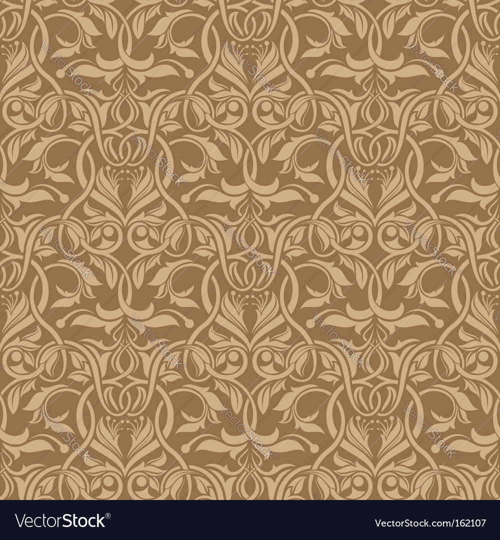 Seamless wallpaper Royalty Free Vector Image - VectorStock