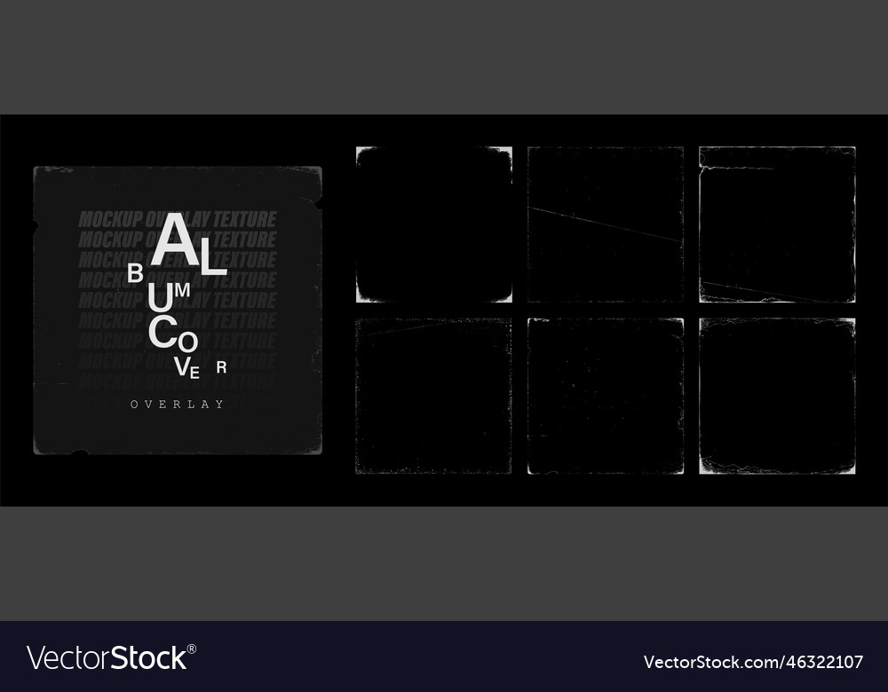 Square overlay texture old textures Royalty Free Vector