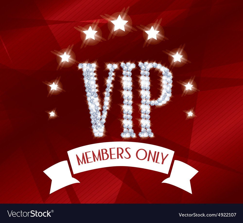Vip design Royalty Free Vector Image - VectorStock