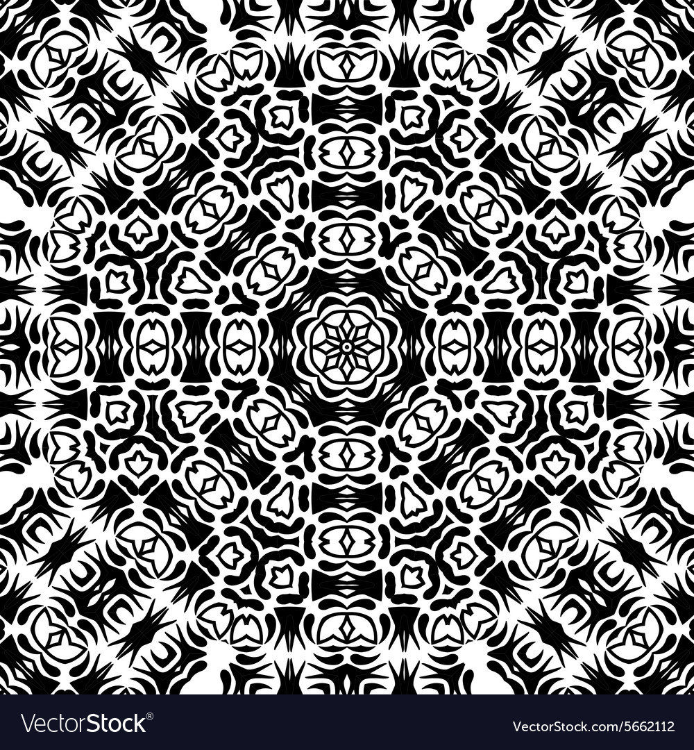 Abstract seamless outline pattern Royalty Free Vector Image