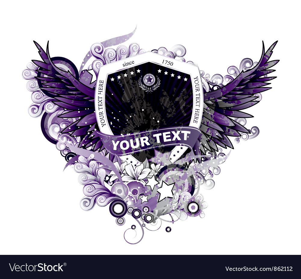 Abstract with label Royalty Free Vector Image - VectorStock