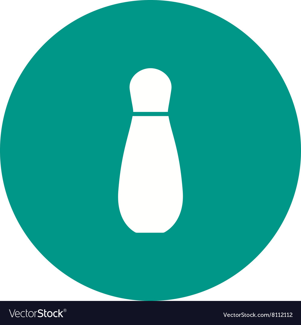 Bowling pin Royalty Free Vector Image - VectorStock