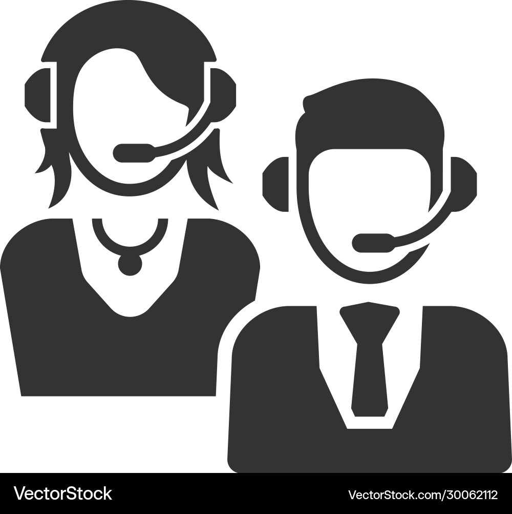 Customer support icon Royalty Free Vector Image