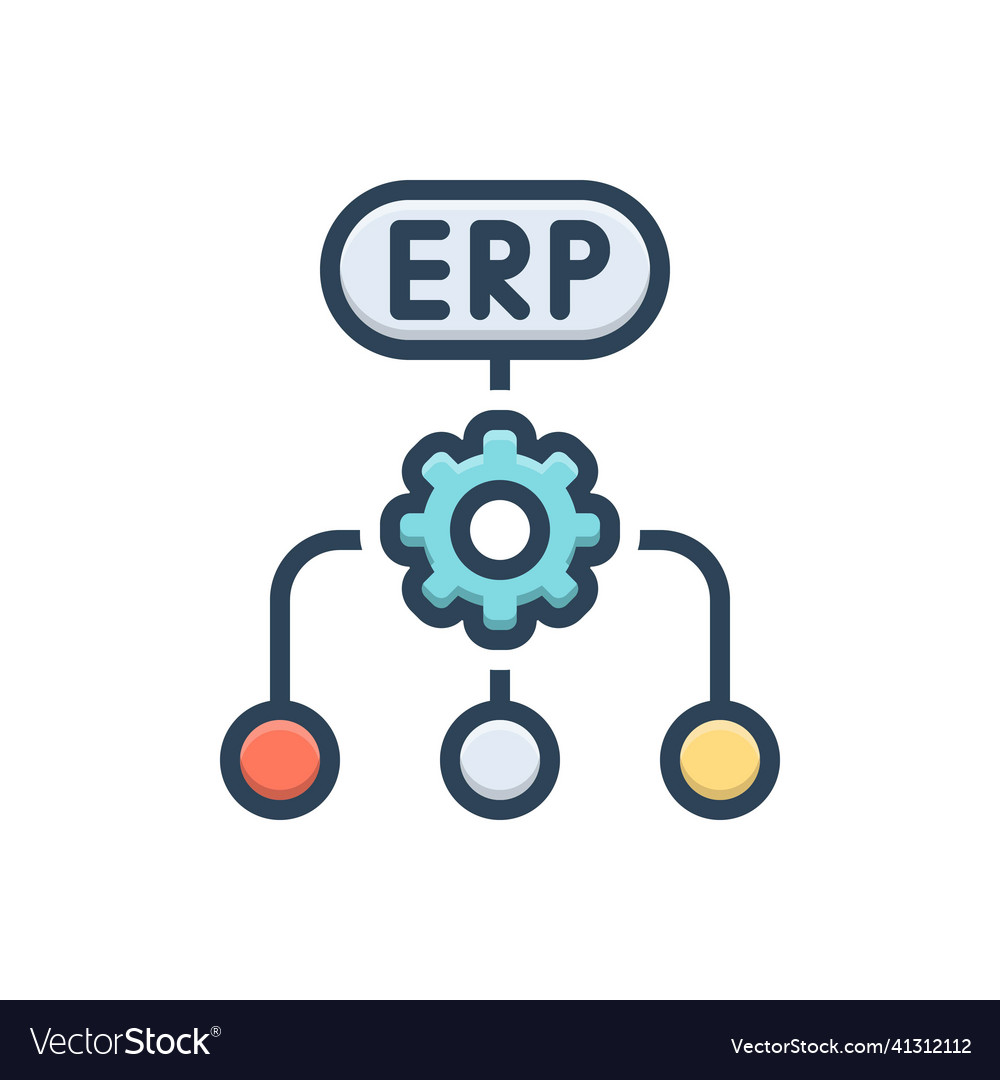 Erp Royalty Free Vector Image - VectorStock