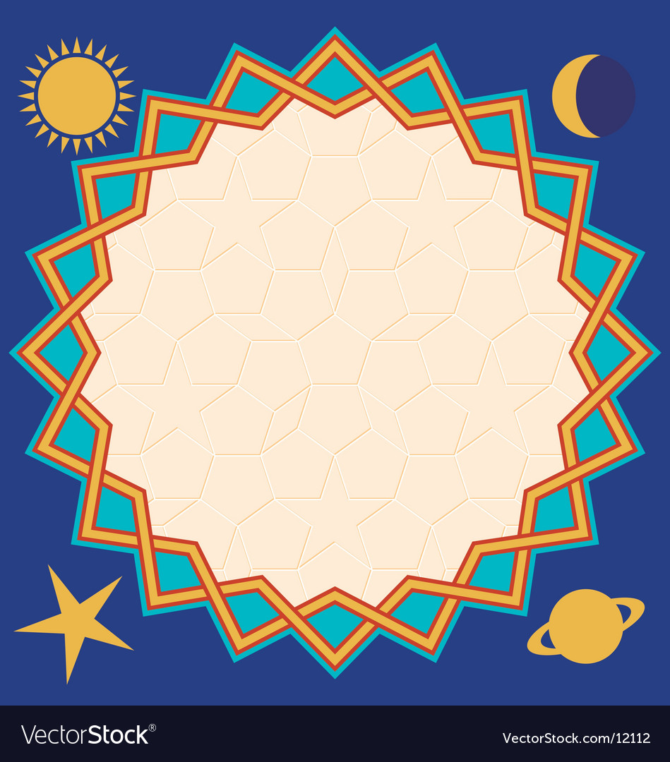 Mystical border Royalty Free Vector Image - VectorStock