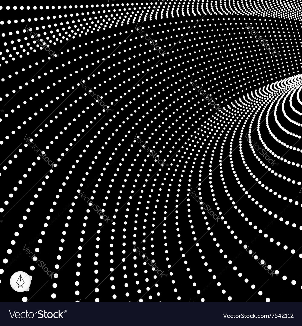 Network abstract background 3d technology Vector Image