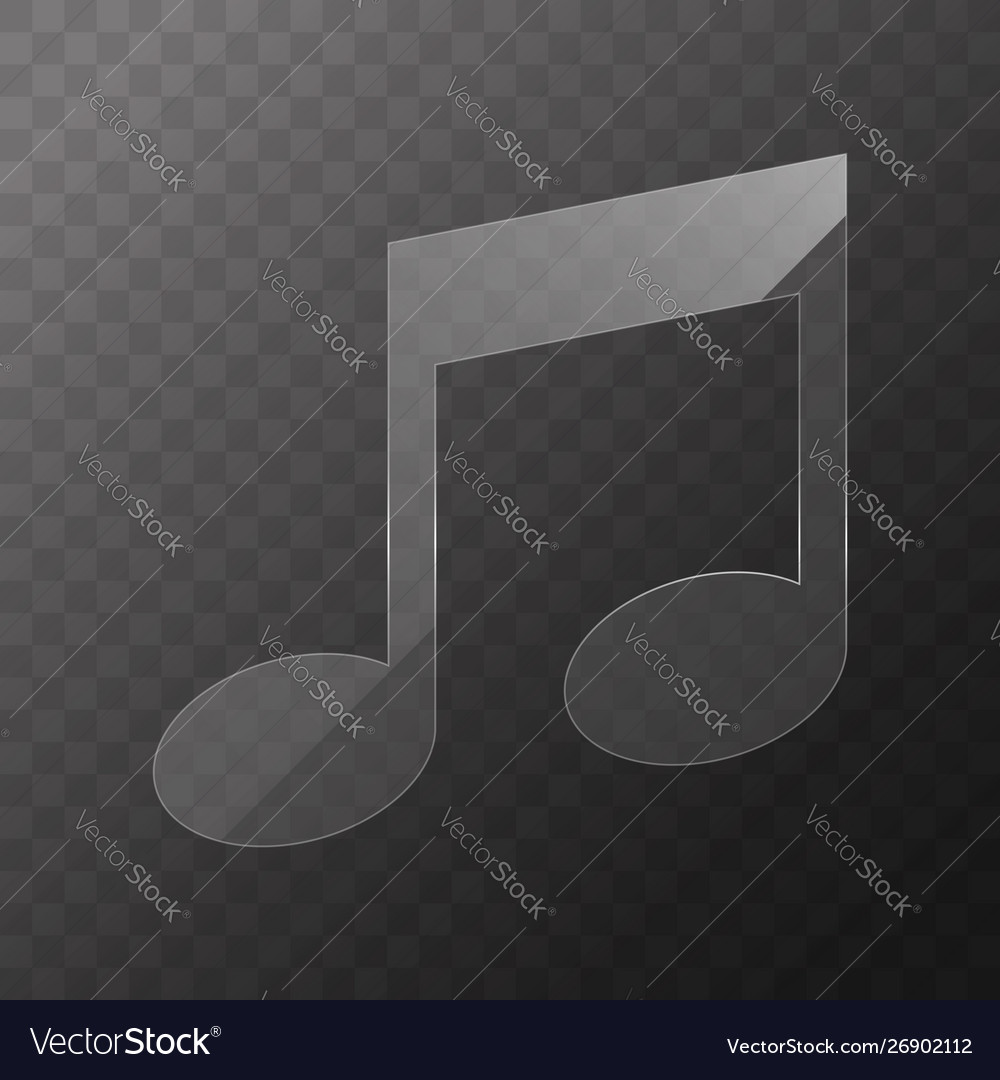 Note transparent icon Royalty Free Vector Image