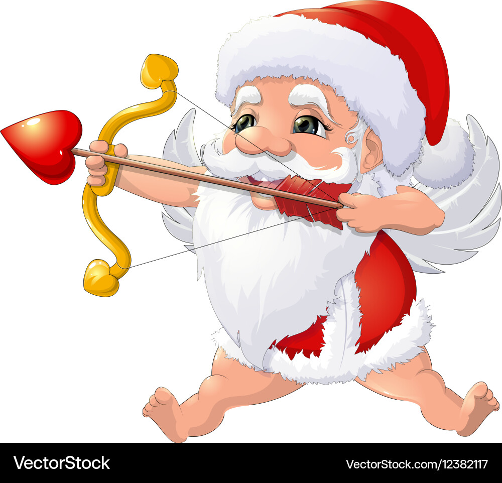 Beautiful cupid to the holiday Royalty Free Vector Image