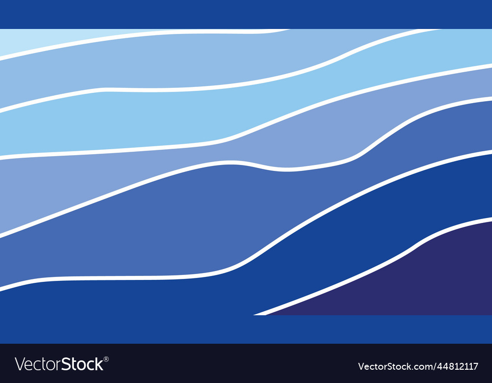 Blue depth abstract background Royalty Free Vector Image