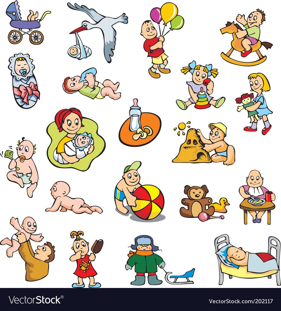 Children Royalty Free Vector Image - VectorStock