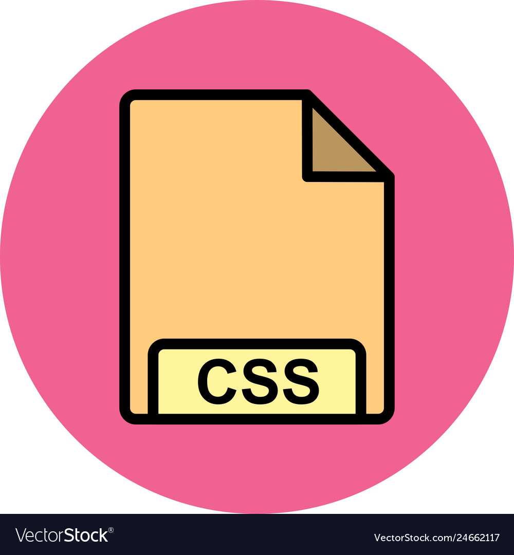 Css icon Royalty Free Vector Image - VectorStock