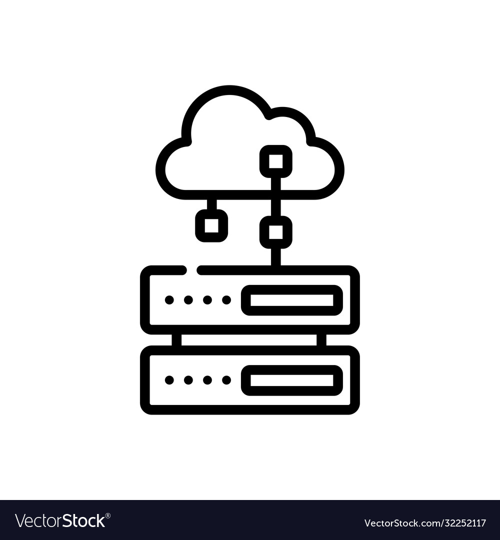 Network and connections icon Royalty Free Vector Image