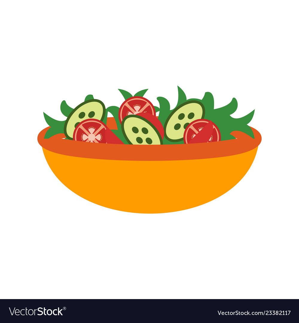 Salad icon Royalty Free Vector Image - VectorStock