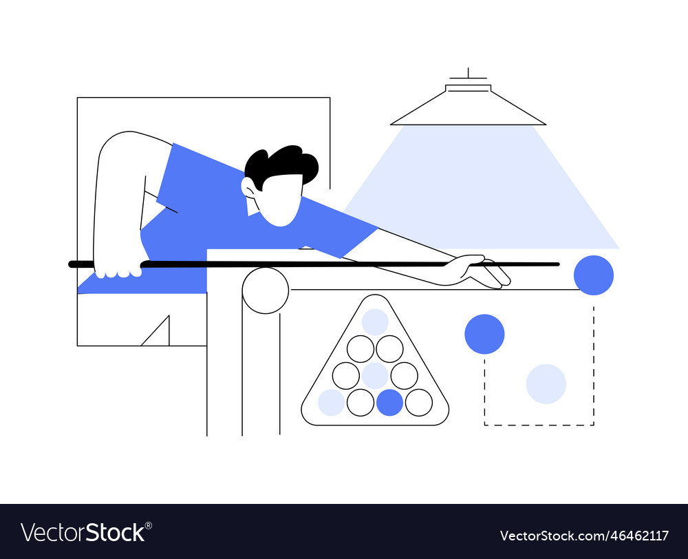 Snooker abstract concept Royalty Free Vector Image