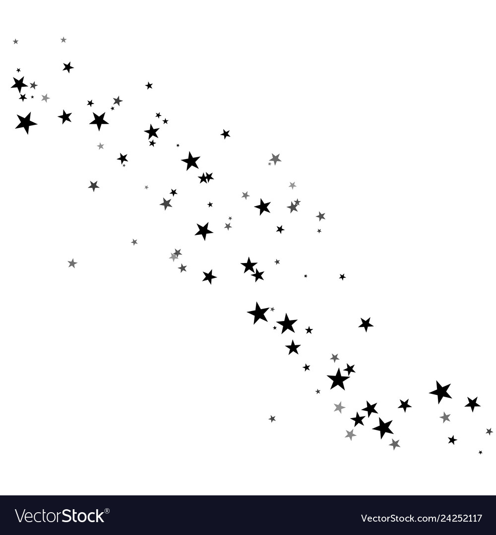 Stardust trail comet Royalty Free Vector Image