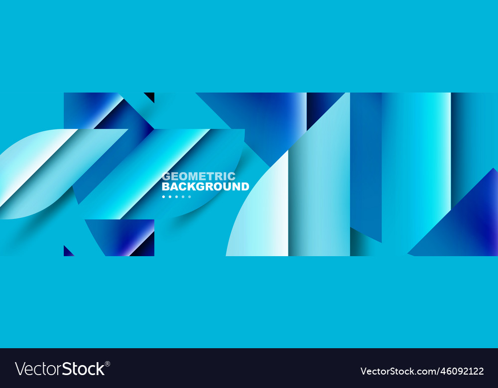 Abstract background with geometric elements Vector Image
