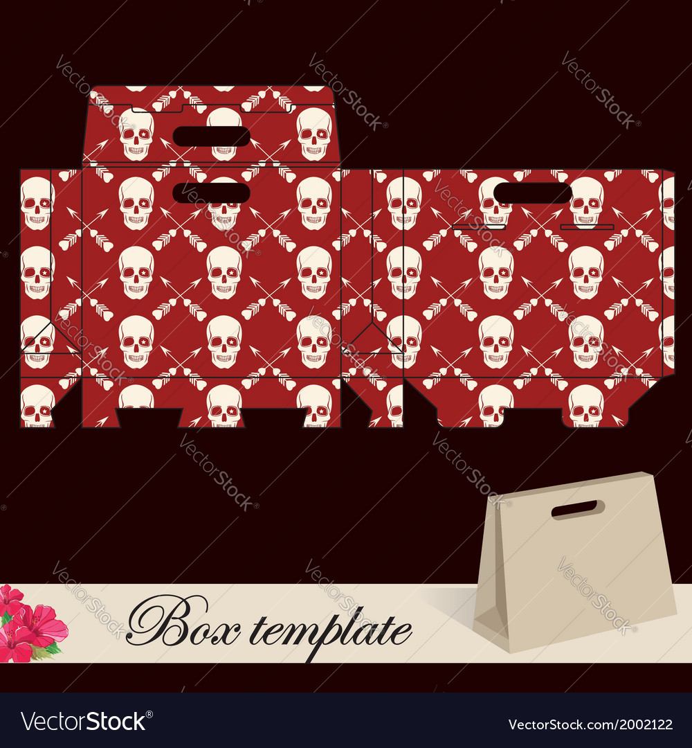 Gift box template Royalty Free Vector Image - VectorStock
