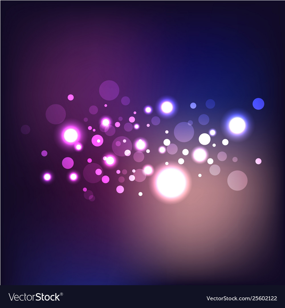 Light bokeh abstract background Royalty Free Vector Image