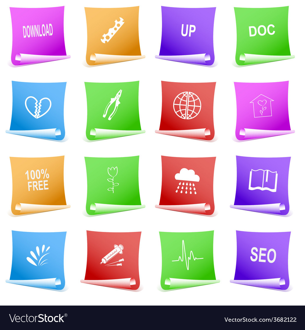 Set Royalty Free Vector Image - VectorStock