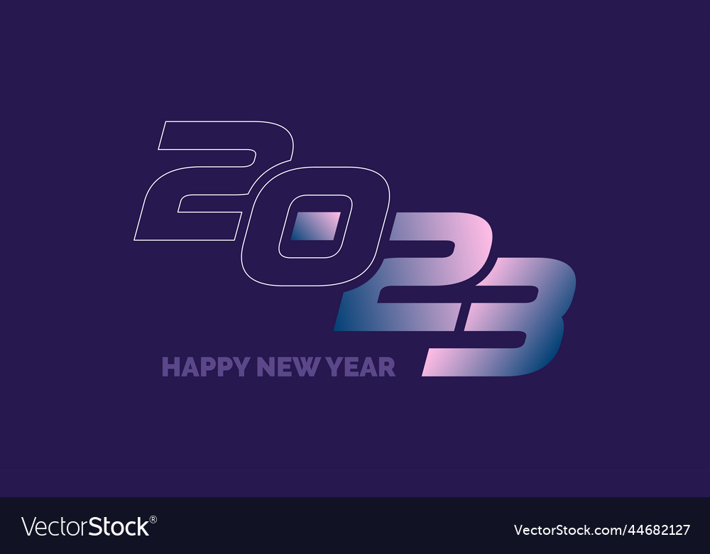 2045 happy new year symbols new 2023 year Vector Image 2045 happy new year symbols new 2023 year Vector Image