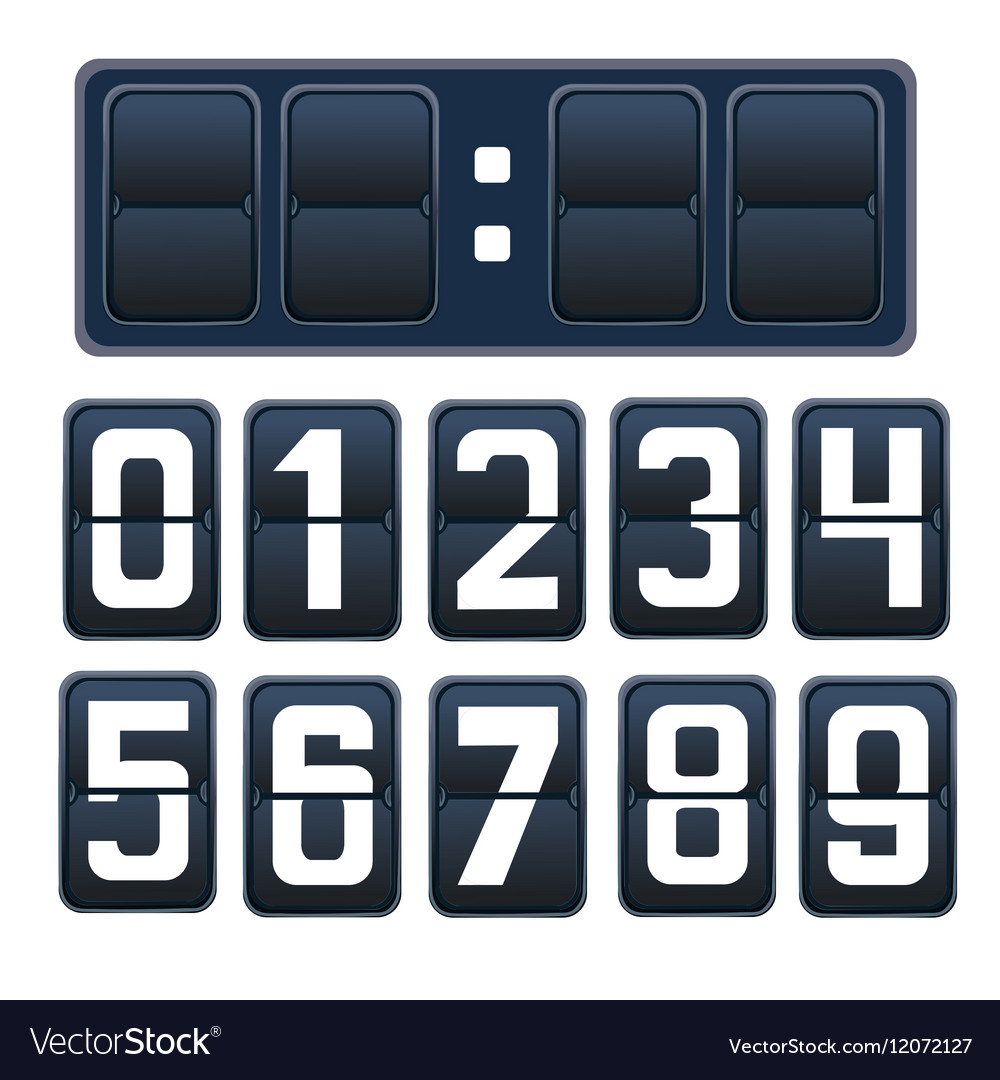 A countdown timer Royalty Free Vector Image - VectorStock A countdown timer Royalty Free Vector Image - VectorStock