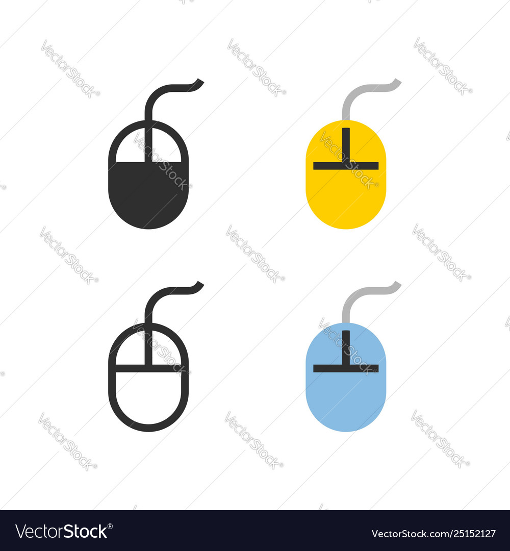Computer mouse icon Royalty Free Vector Image - VectorStock