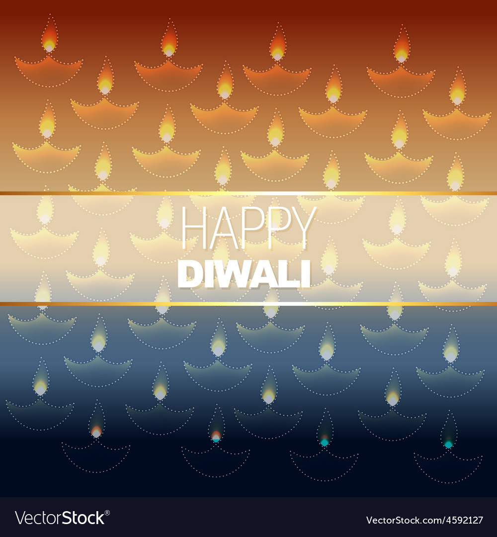 Diwali background Royalty Free Vector Image - VectorStock