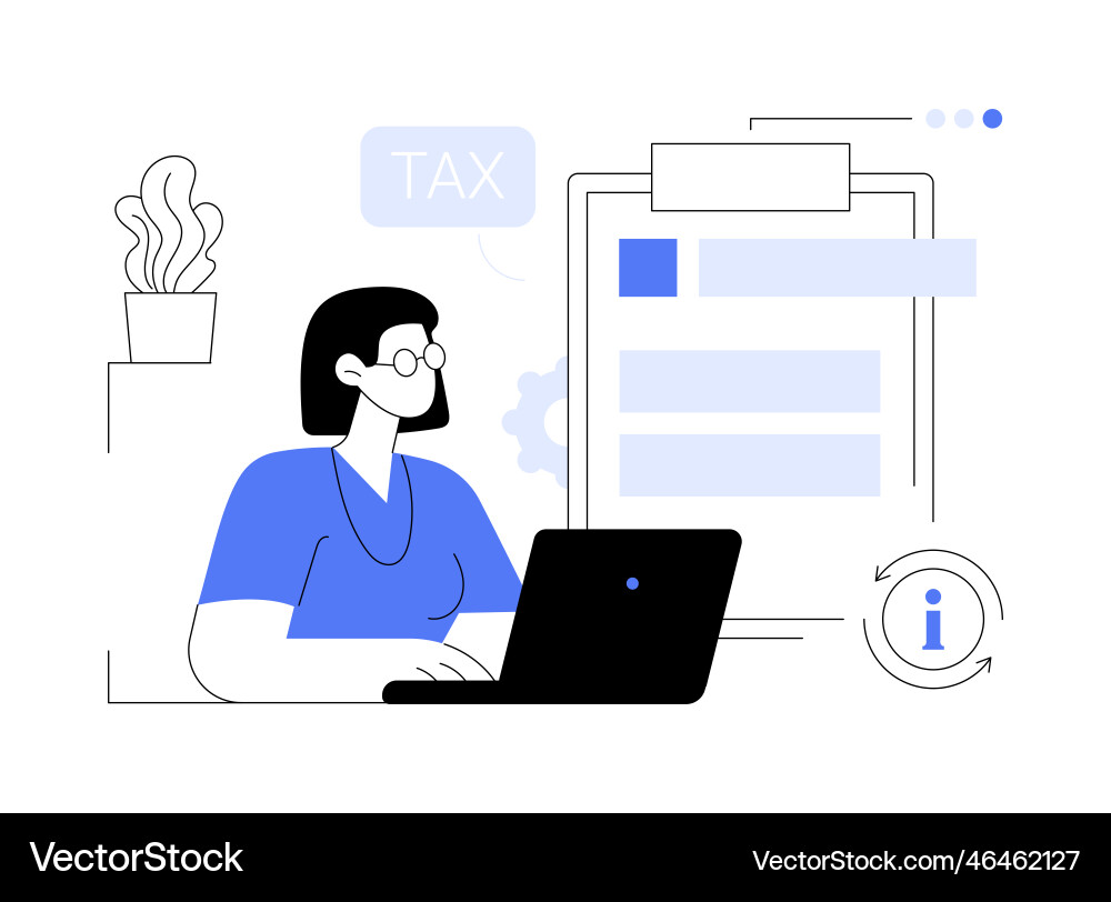 Provide and update your personal information Vector Image