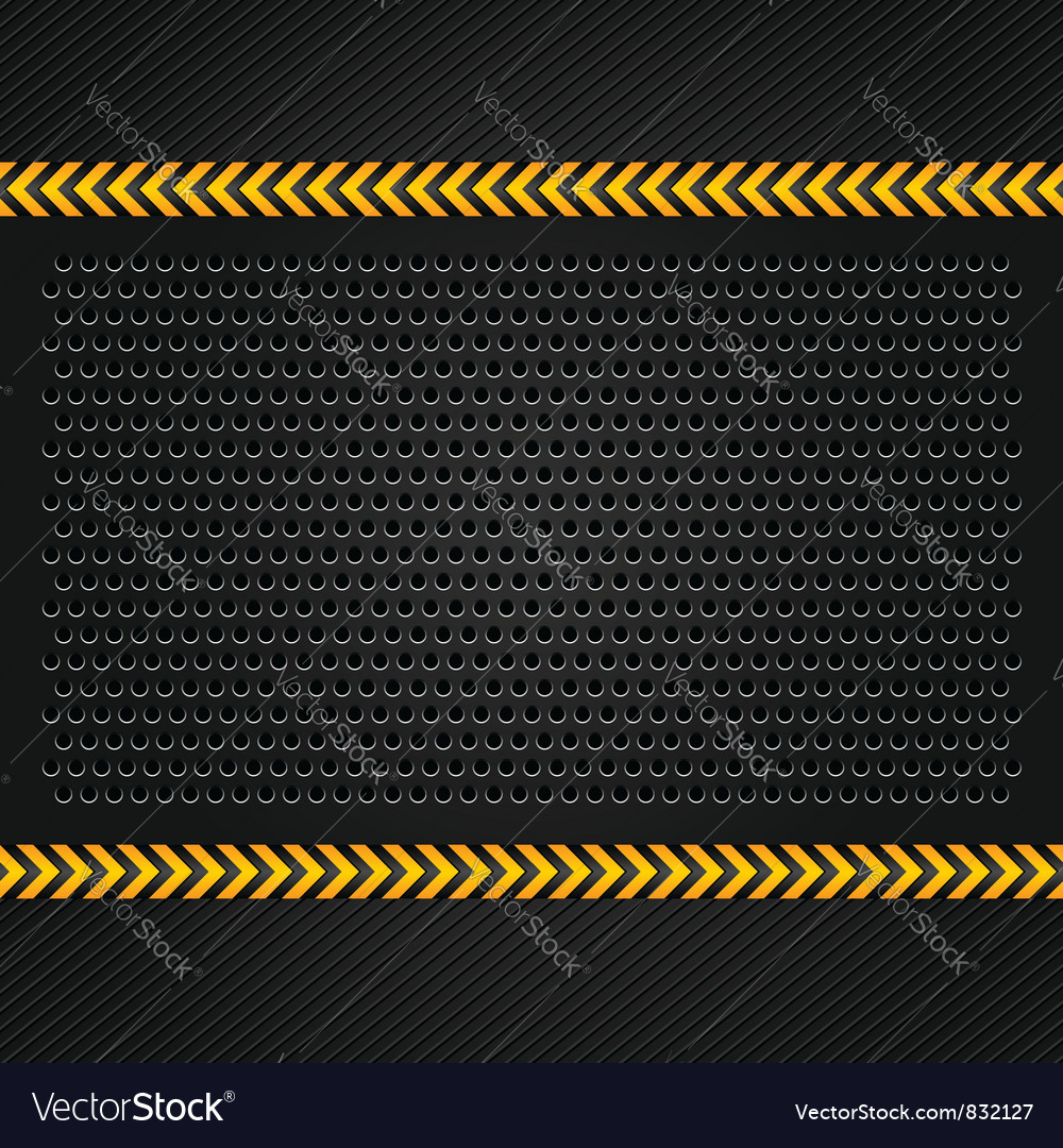 Punched metal surface background Royalty Free Vector Image