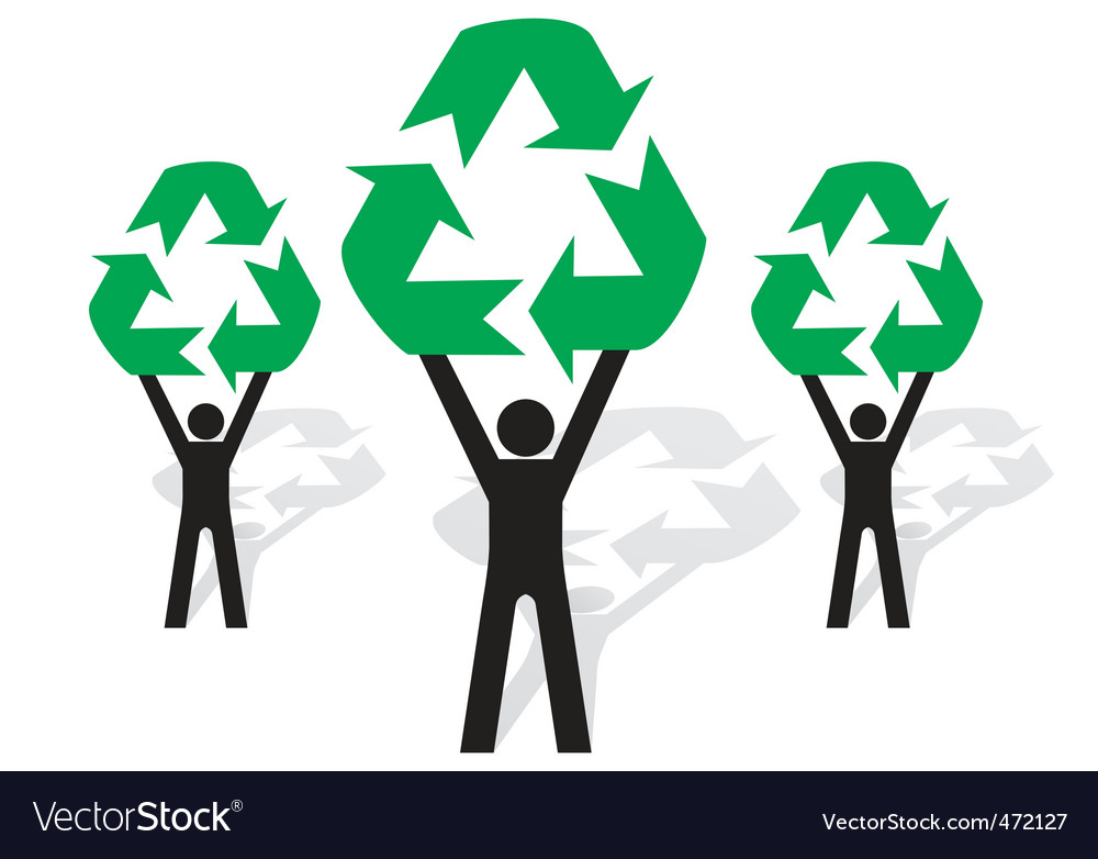 Recycle icons Royalty Free Vector Image - VectorStock