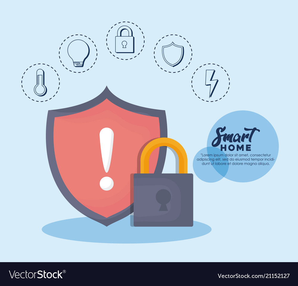 Smart home design Royalty Free Vector Image - VectorStock