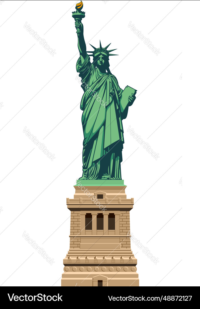 Statue of liberty Royalty Free Vector Image - VectorStock
