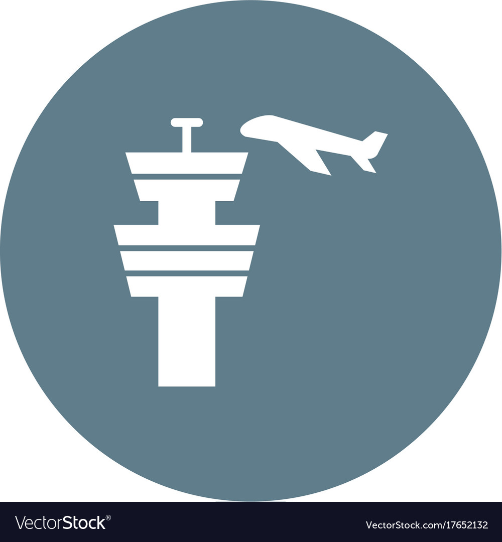 Air control tower Royalty Free Vector Image - VectorStock