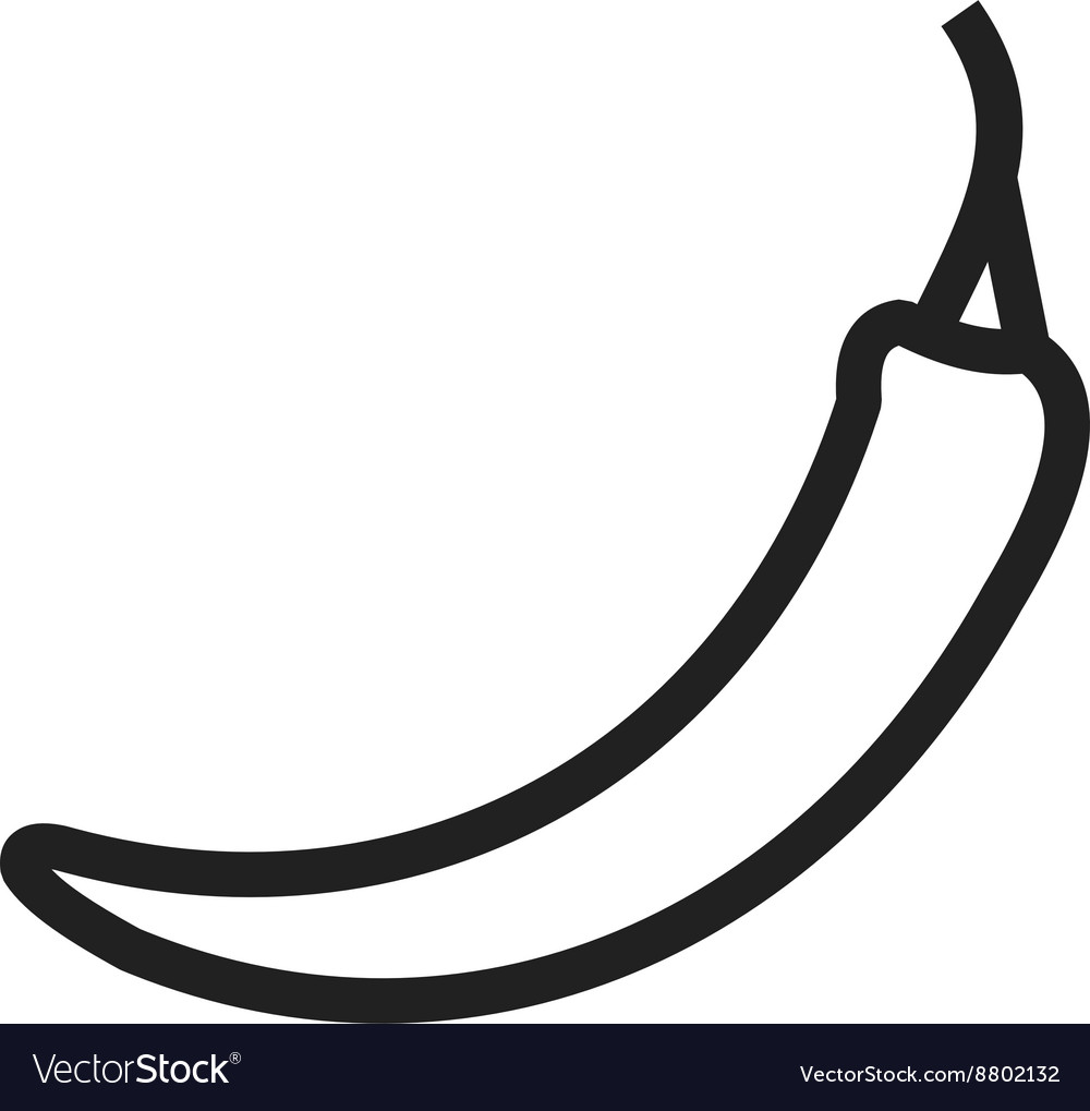 Chilli Royalty Free Vector Image - VectorStock