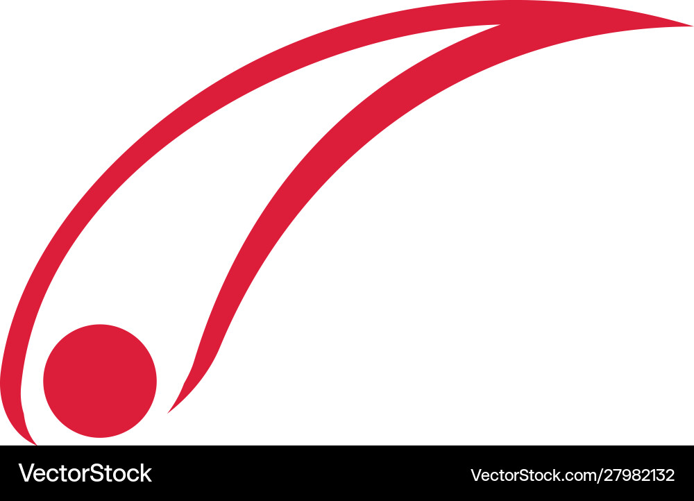 Comet icon design template isolated Royalty Free Vector