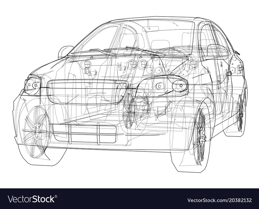 Concept car Royalty Free Vector Image - VectorStock