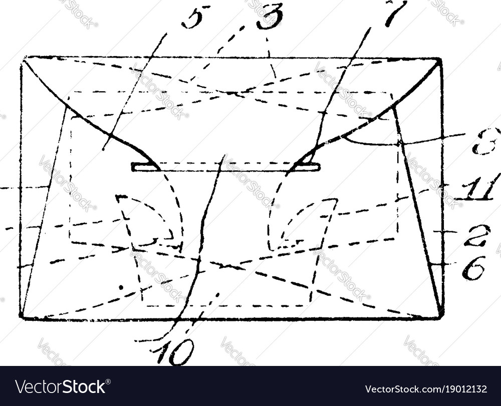 Envelope vintage Royalty Free Vector Image - VectorStock