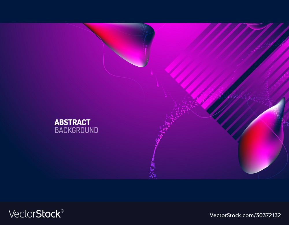 Fluid liquid color gradient background design Vector Image