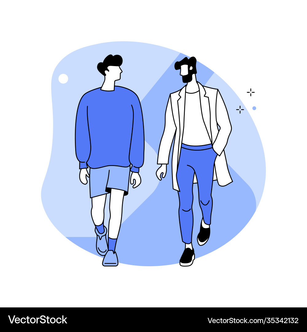 Men style and fashion abstract concept Royalty Free Vector