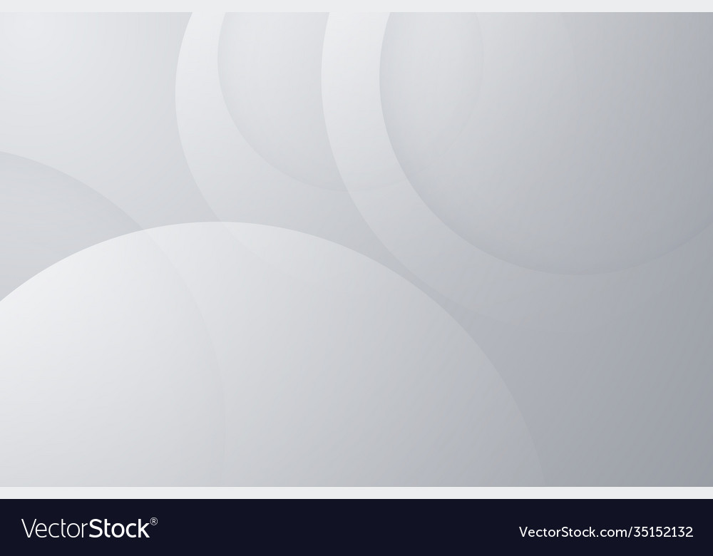 Modern gray backgrounds abstract 3d circle Vector Image